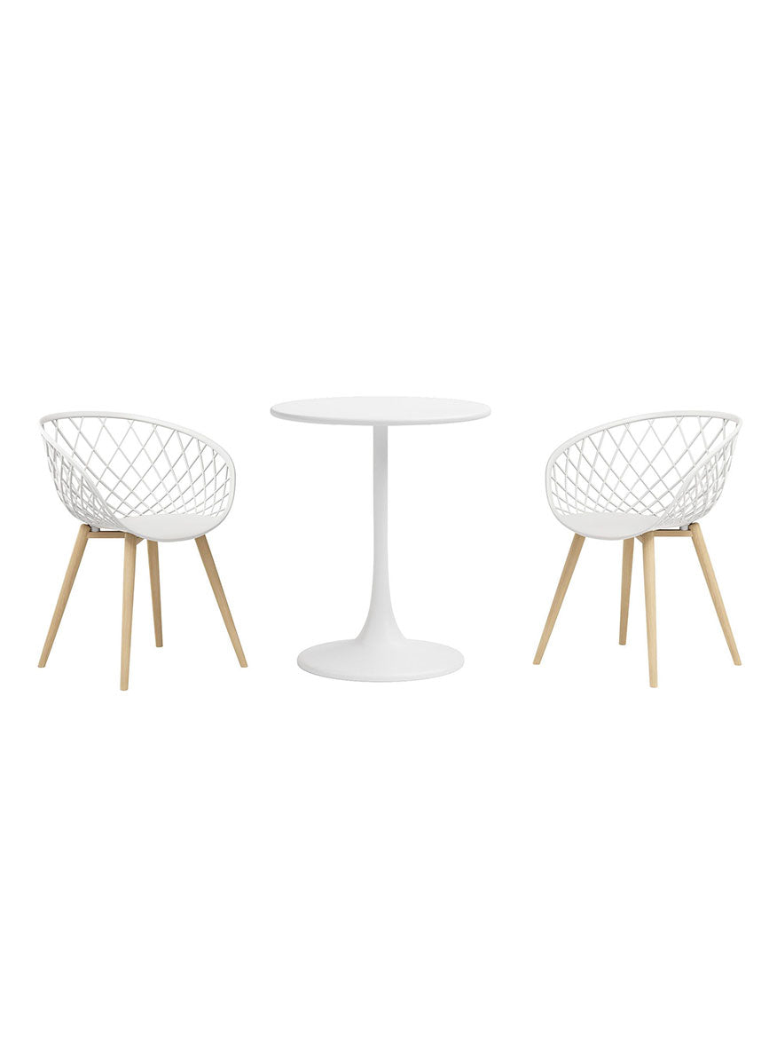 Kurv® Series Bistro Table + Kurv® Chair - Set of 2